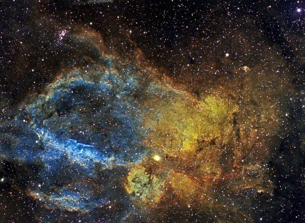 美国70岁业余天文爱好者在自家后院用小型天文望远镜捕捉壮美的超新星遗迹 - 神秘的地球 科学|自然|地理|探索